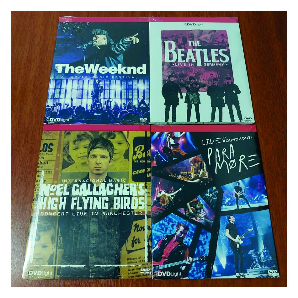 DVD BANDAS DE ROCK "LACRADOS" DVDs Light Capa em Papelão | Shopee Brasil