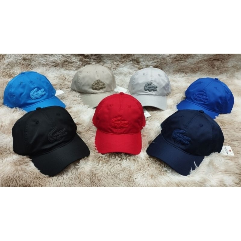 BONÉ LACOST PREMIUM ABA CURVA LOGO EMBORRACHADO ( FOTO REAL DOS ...