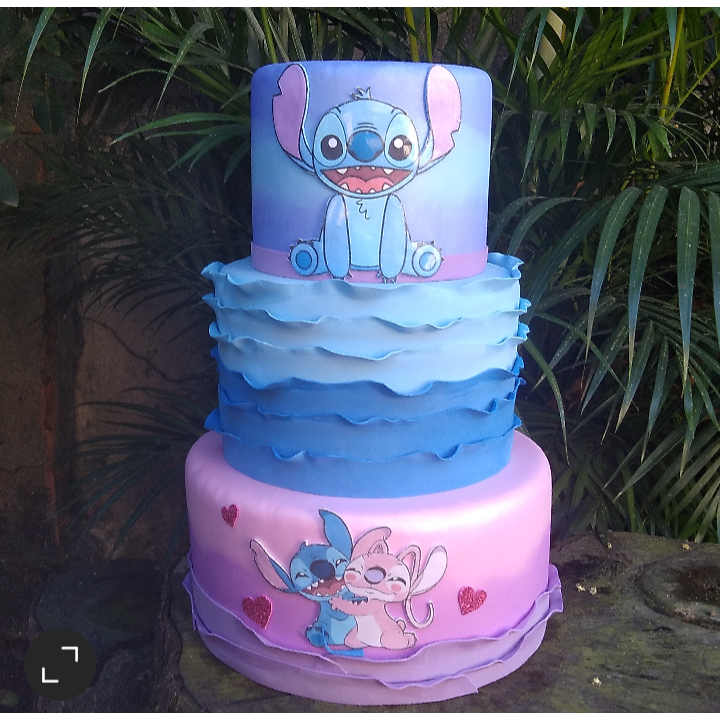 bolo fake stich | Shopee Brasil