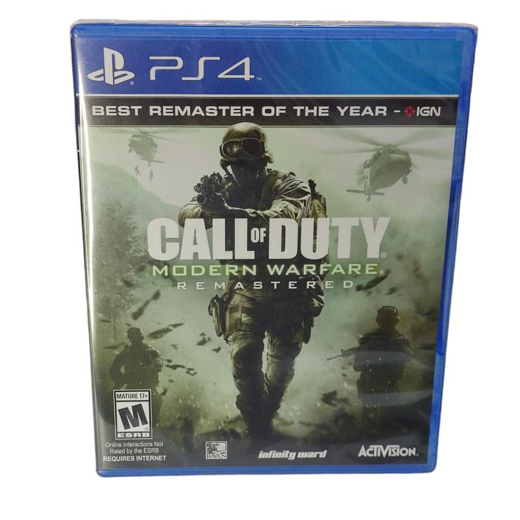 Call Of Duty Modern Warfare Remastered Ps4 Física Lacrado | Shopee Brasil