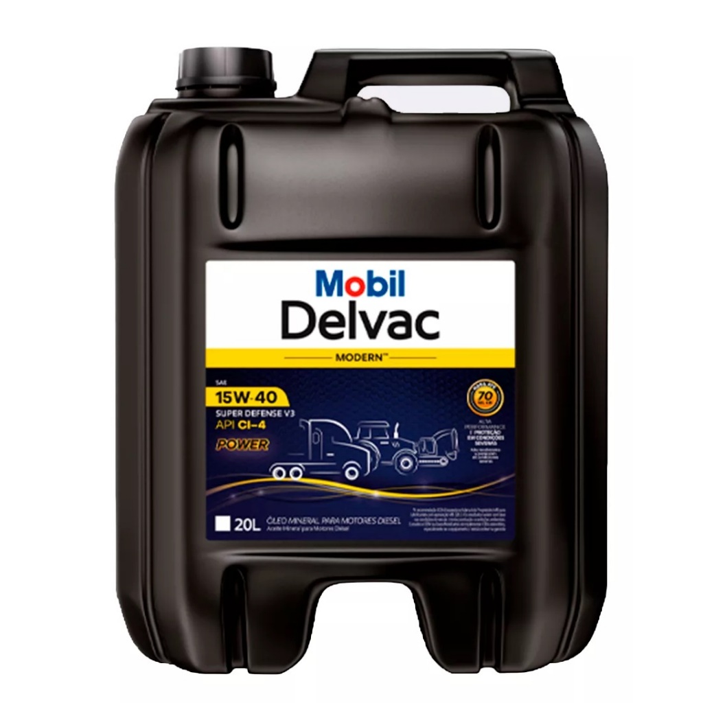 MOBIL DELVAC MODERN POWER MX 15W40 CI4 20 LITROS | Shopee Brasil