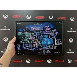 Quadro Mapa Hollownest (Hollow Knight) | Shopee Brasil