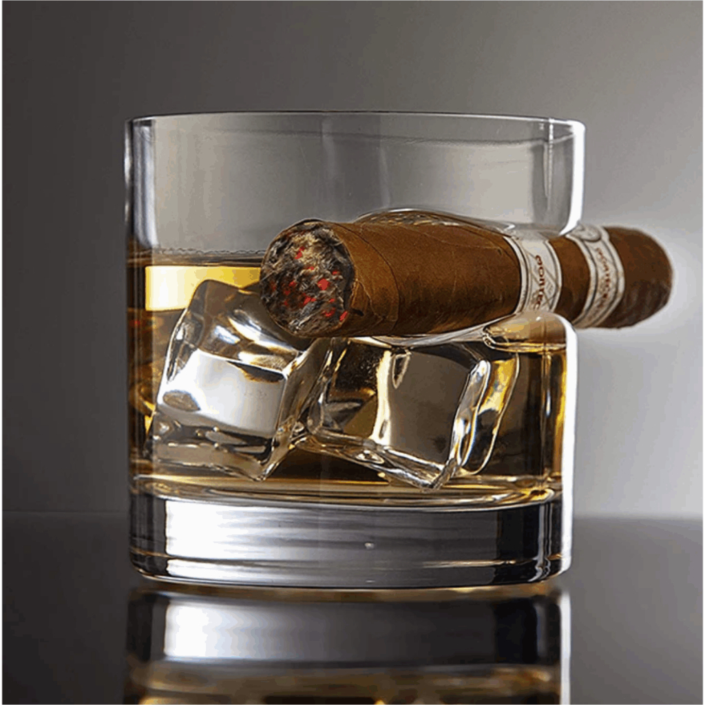 Copo de Whiskey Luxo Vidro 300ml Whisky Uisque | Shopee Brasil