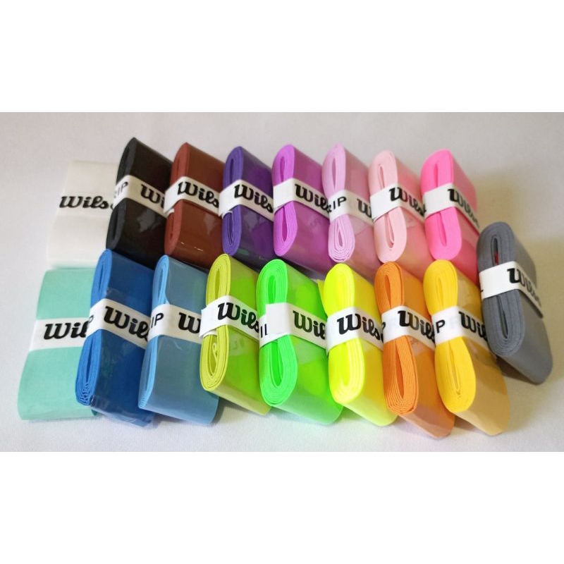 Overgrip Wilson Pro Comfort (Roger Federer)LISO /Colorido - Preto ...
