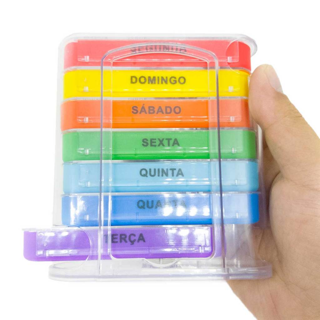 Porta Remédio Comprimido Cápsulas Smart Medicamento Estojo | Shopee Brasil