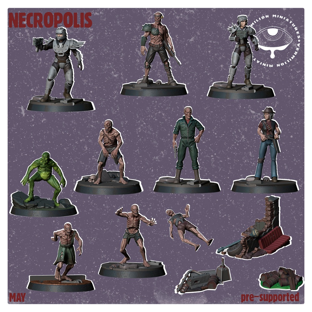 Miniaturas Fallout Wasteland Warfare Necropolis Vermilion Miniatures ...