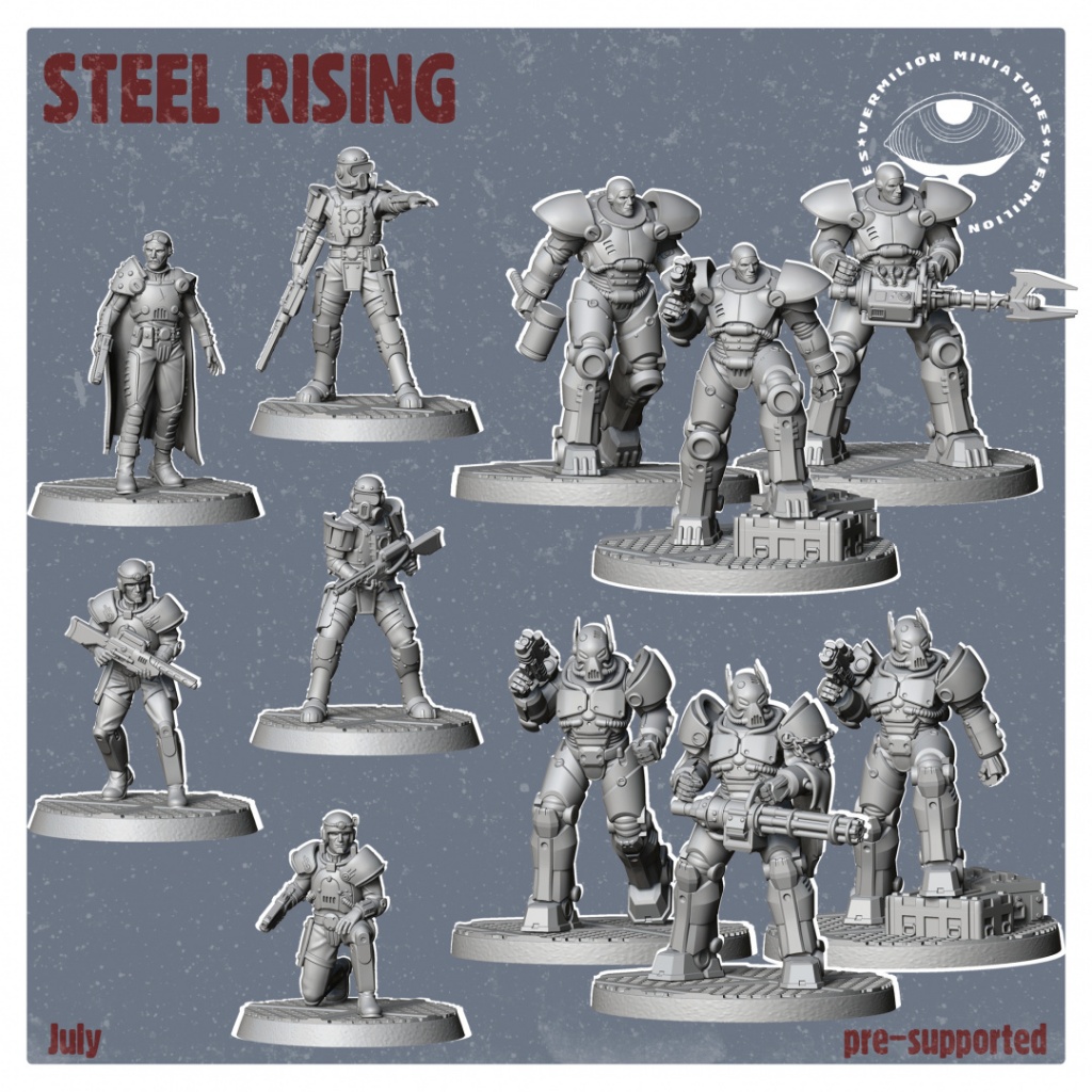 Miniaturas Fallout Wasteland Warfare Brotherhood of Steel Vermilion ...