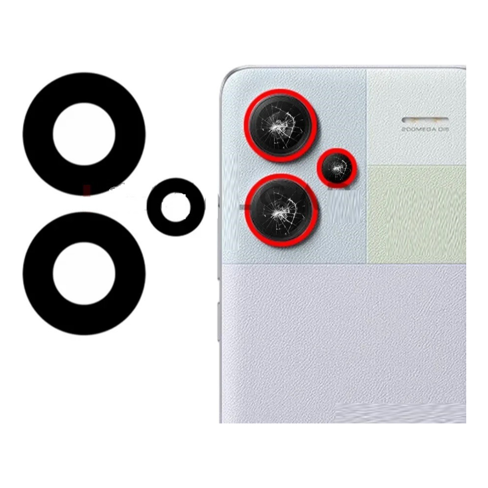 Lente Vidro Camera Para Xiaomi Redmi Note 13 Pro Plus 5g | Shopee Brasil
