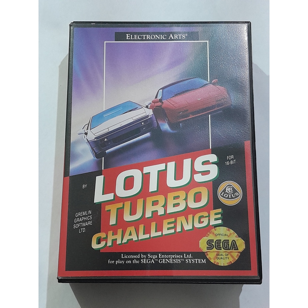 Lotus Turbo Challenge p/ Mega Drive Original | Shopee Brasil