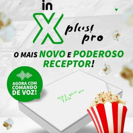 Receptor Xplus Pro 4K 5G FullHD | Shopee Brasil