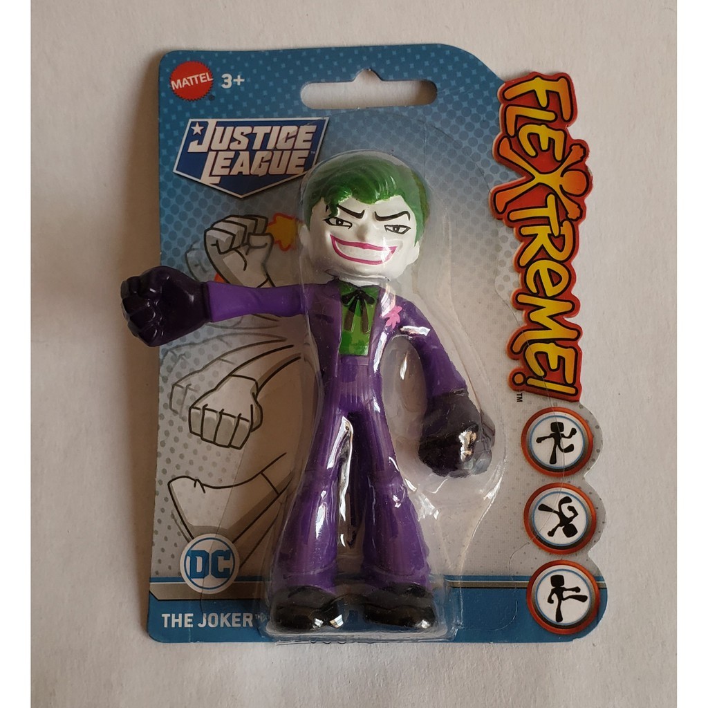 Boneco Coringa - 18 Cm Liga Da Justiça Flextreme Mattel LEON | Shopee ...