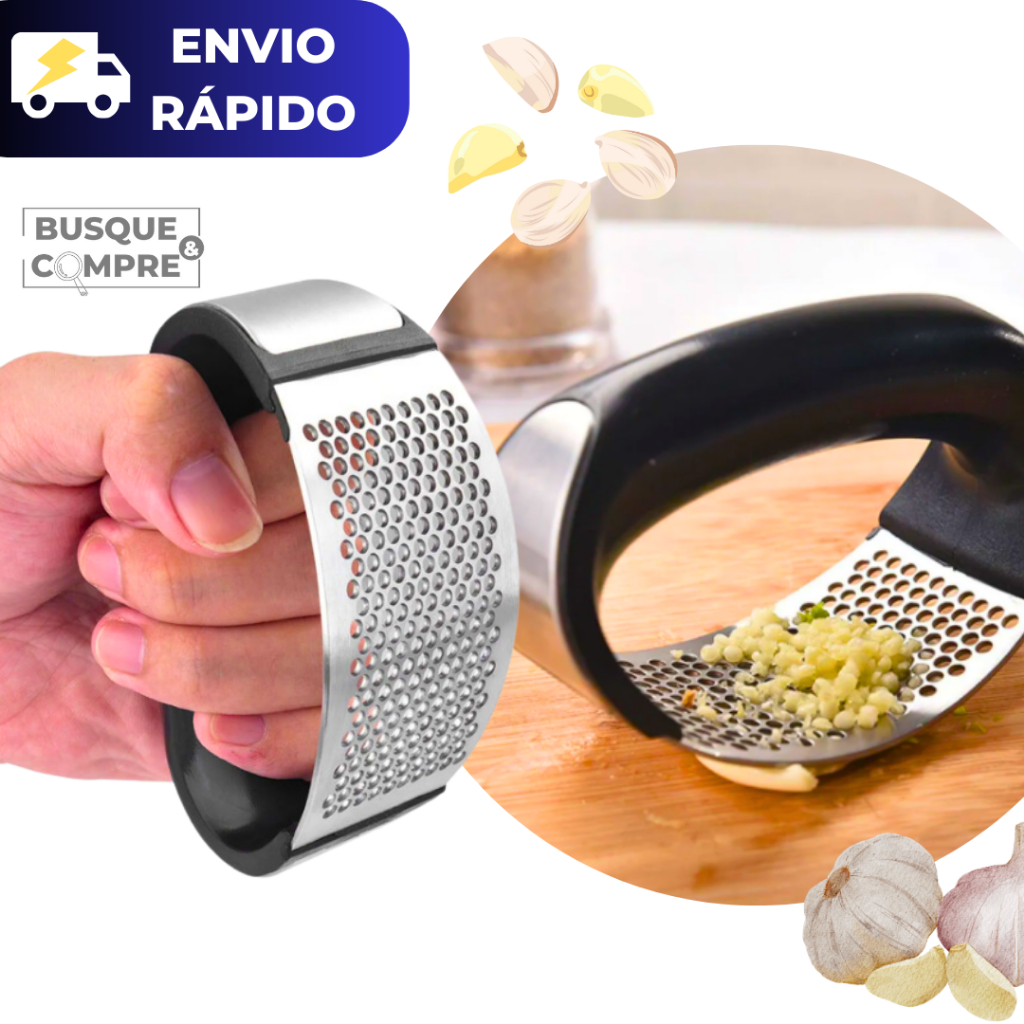 Amassador de Alho Manual Triturador de Legumes Batata Espremedor ...