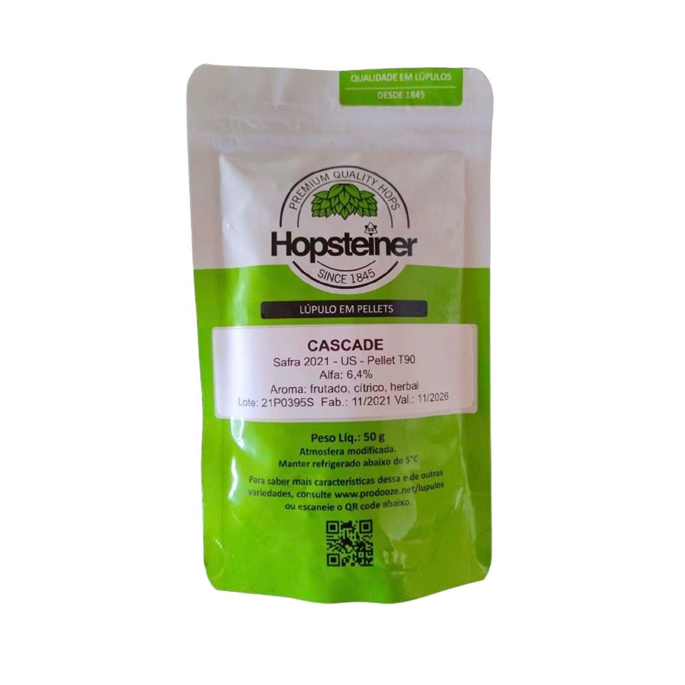 Lúpulo Cascade T90 50g - Hopsteiner | Shopee Brasil