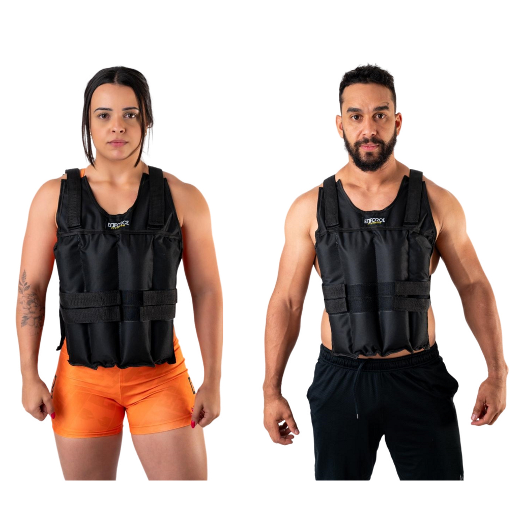 Colete De Carga Crossfit Funcional Ajustavel 15kg treinar em casa ...