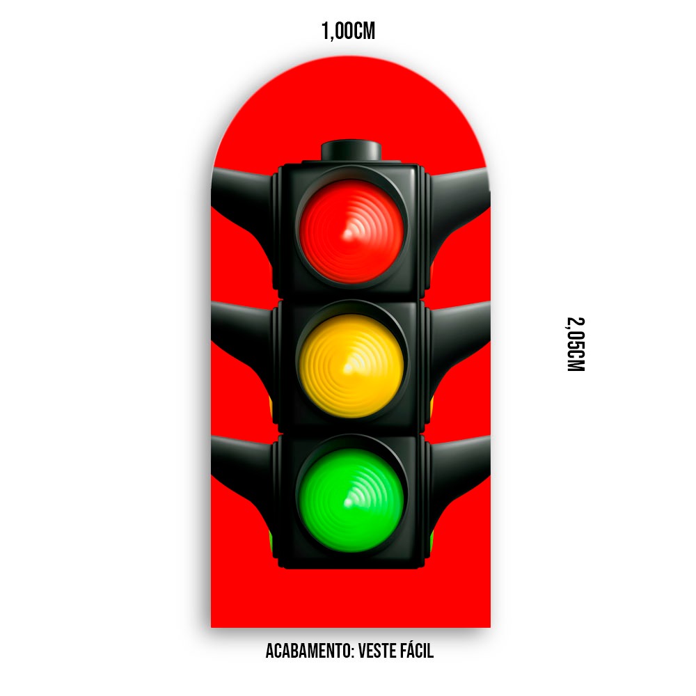 Capa Painel Romano Semáforo Lançamento 2,05x1,00 | Shopee Brasil