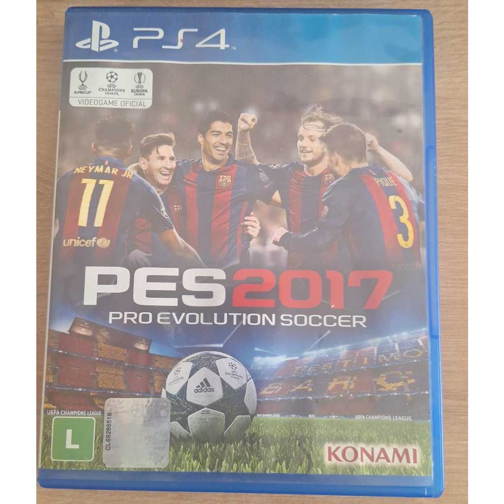 Jogo Pes 2017 Ps4 - Mídia Física | Shopee Brasil