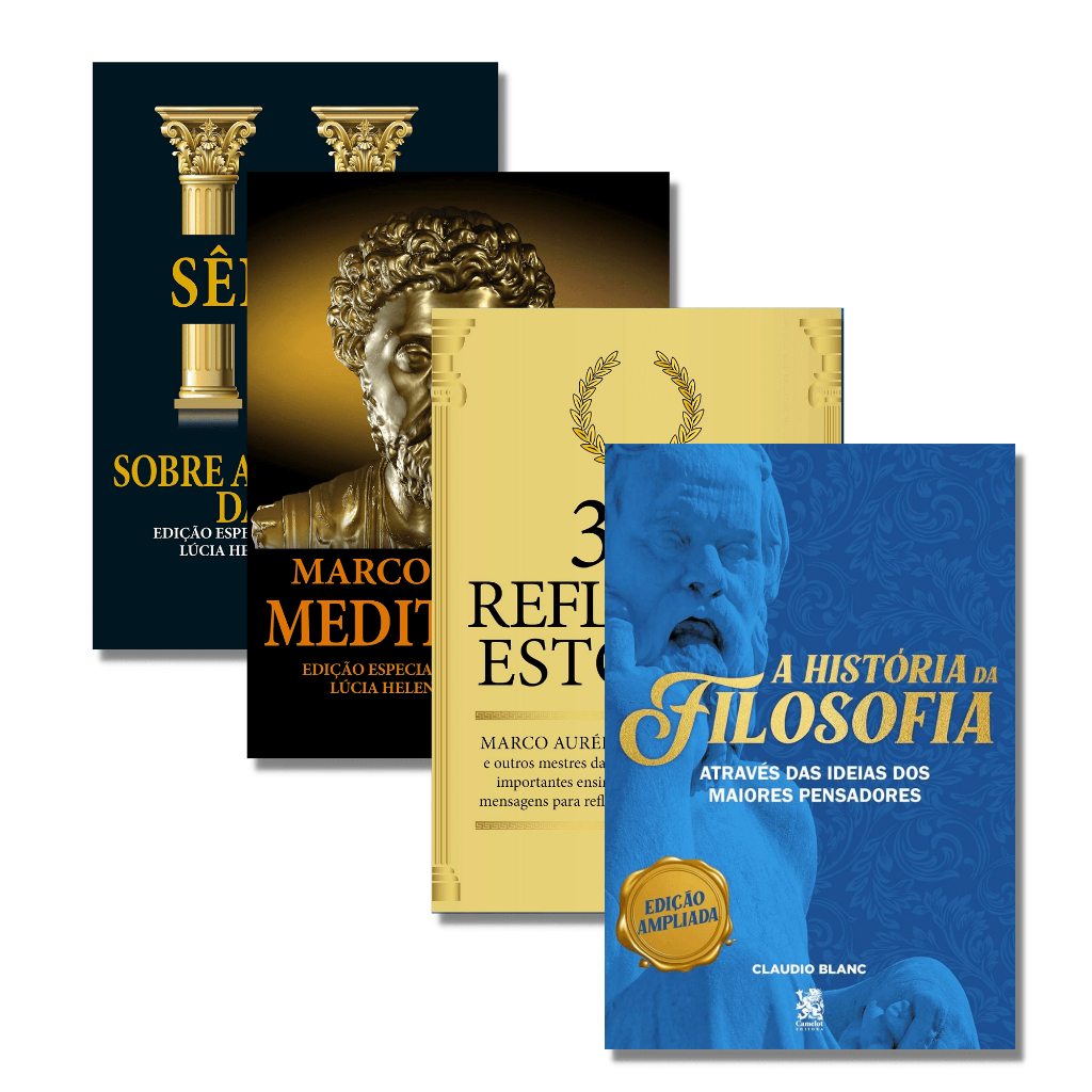 Kit 4 livros Filosofia e Estratégia | Sêneca Sobre a Brevidade da Vida ...