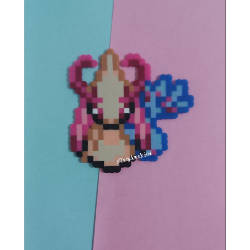 Pokémon Milotic/ pixel art hama beads/ chaveiros | Shopee Brasil