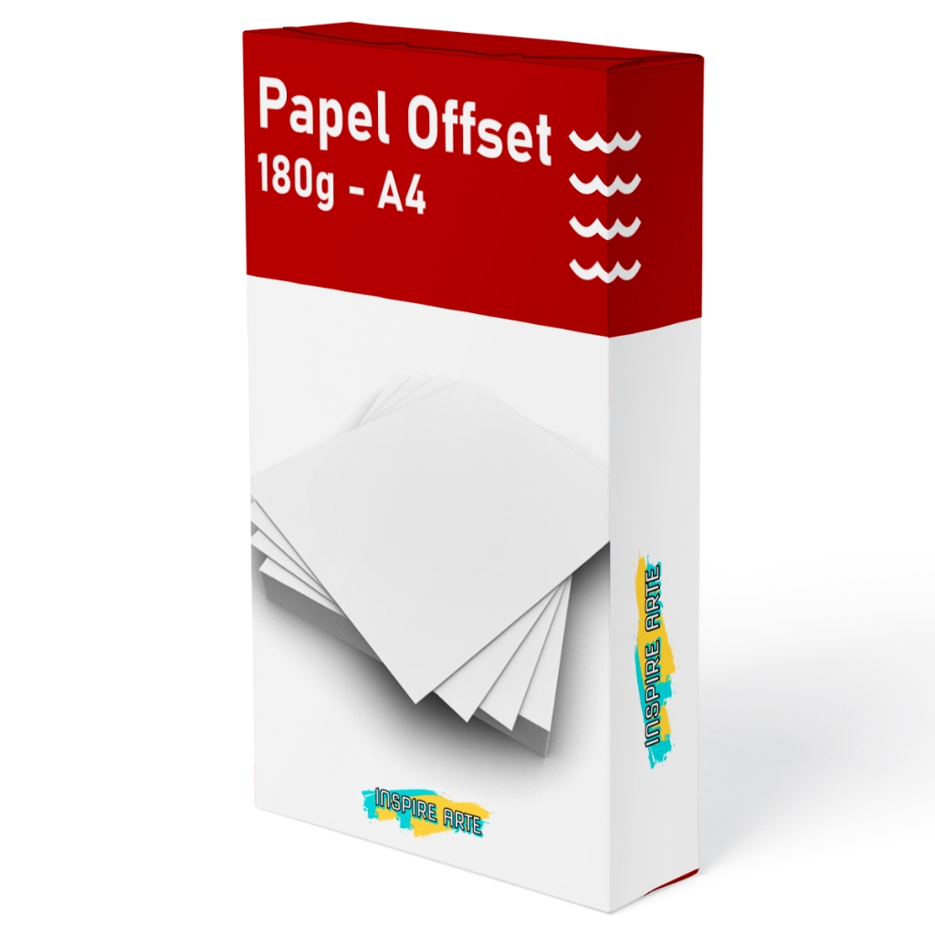 Papel Offset 180g Caixa Com 250 Folhas Tamanho A4 Chambril - Faz a Boa!