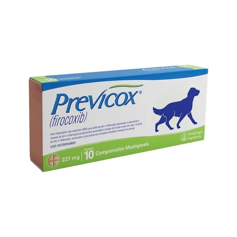 Merial Previcox 227 Mg - 10 Comprimidos | Shopee Brasil