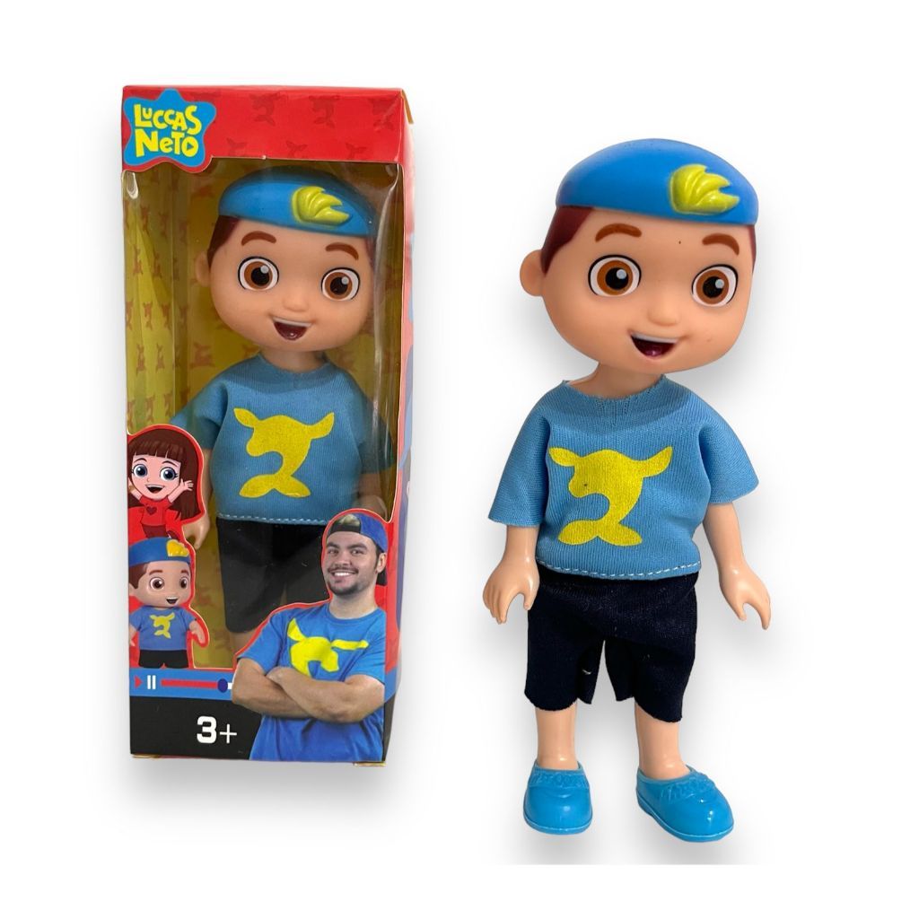 Boneco Lucas neto Famoso Youtuber 16cm Brinquedo Promoção envio ...