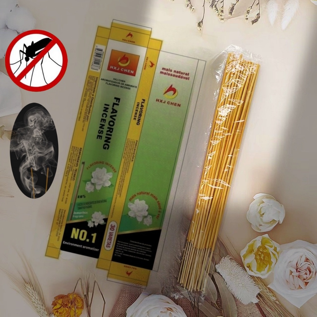 Kit 90 palitos Incenso repelente mata mosquito kit com 3 caixa | Shopee Brasil