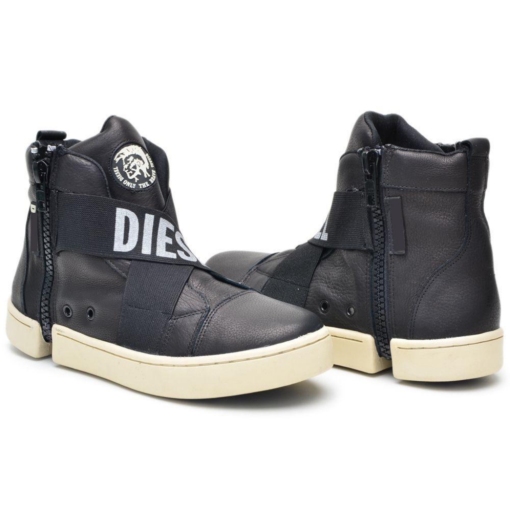 Tênis Diesel Masculino Elástico Cano Alto Botinha Casual | Shopee Brasil