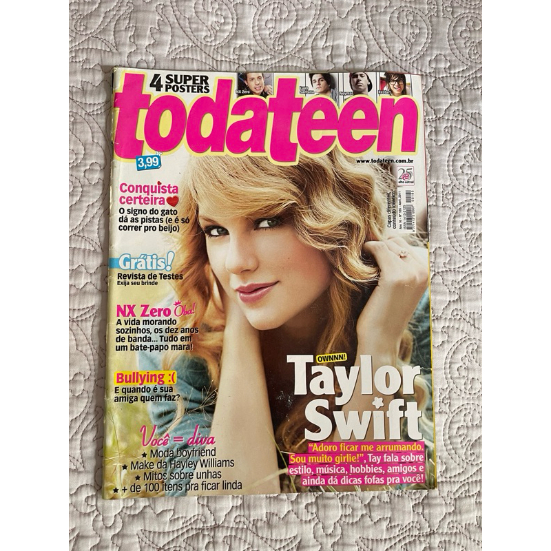Revista toda Teen Taylor Swift | Shopee Brasil