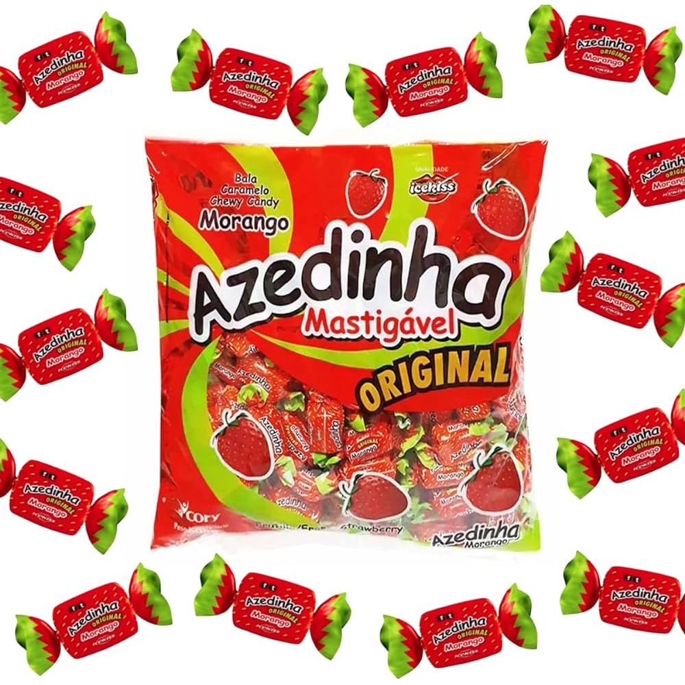 Bala Azedinha Original IceKiss Sabores 500g | Shopee Brasil