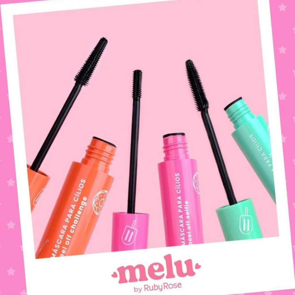 Mascara De Cilios Melu Ruby Rose Rimel Peel Off | Shopee Brasil