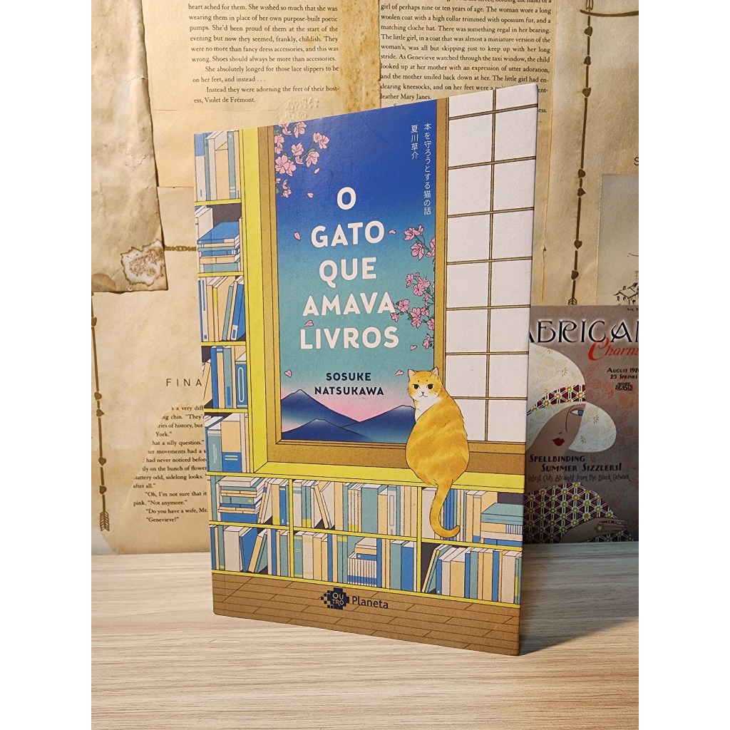 O gato que amava livros | Shopee Brasil