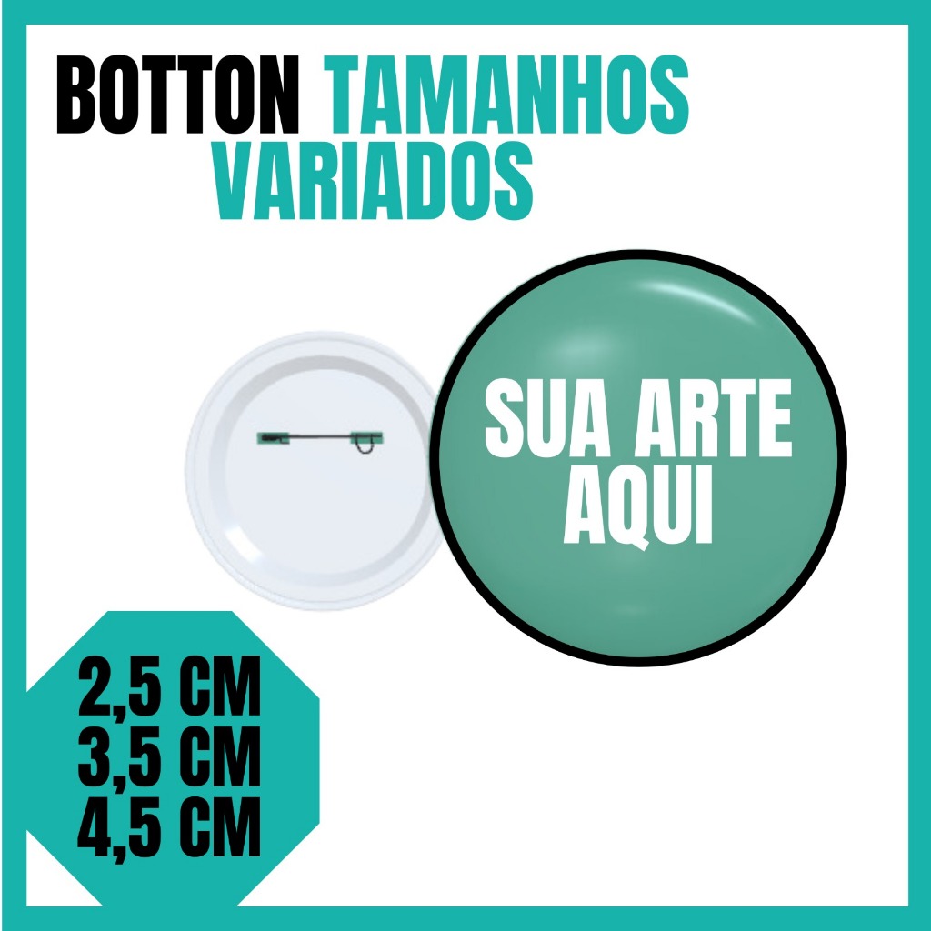 Kit 10 Botton Boton Botons Broche de 2,5cm/3,5cm/4,5cm Boton Broche ...