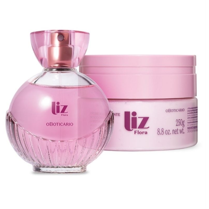 Kit Liz Flora O Boticário - Colônia 100ml + Hidratante 250g | Shopee Brasil