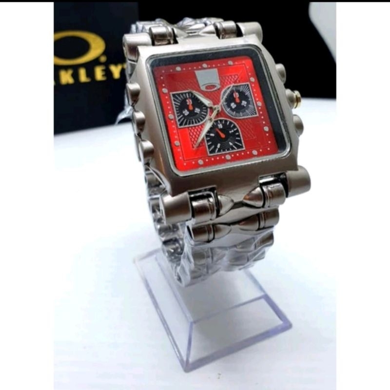 Relógio Masculino Oakley Tank Minute Machine 12 Pinos Luxo Pesado Linha ...