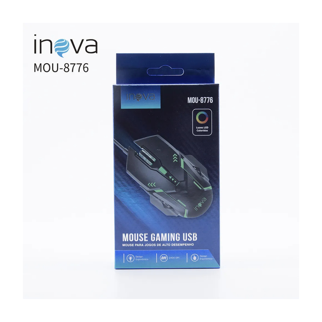 mouse gaming inova para PC e Notebook mou - 8776 | Shopee Brasil