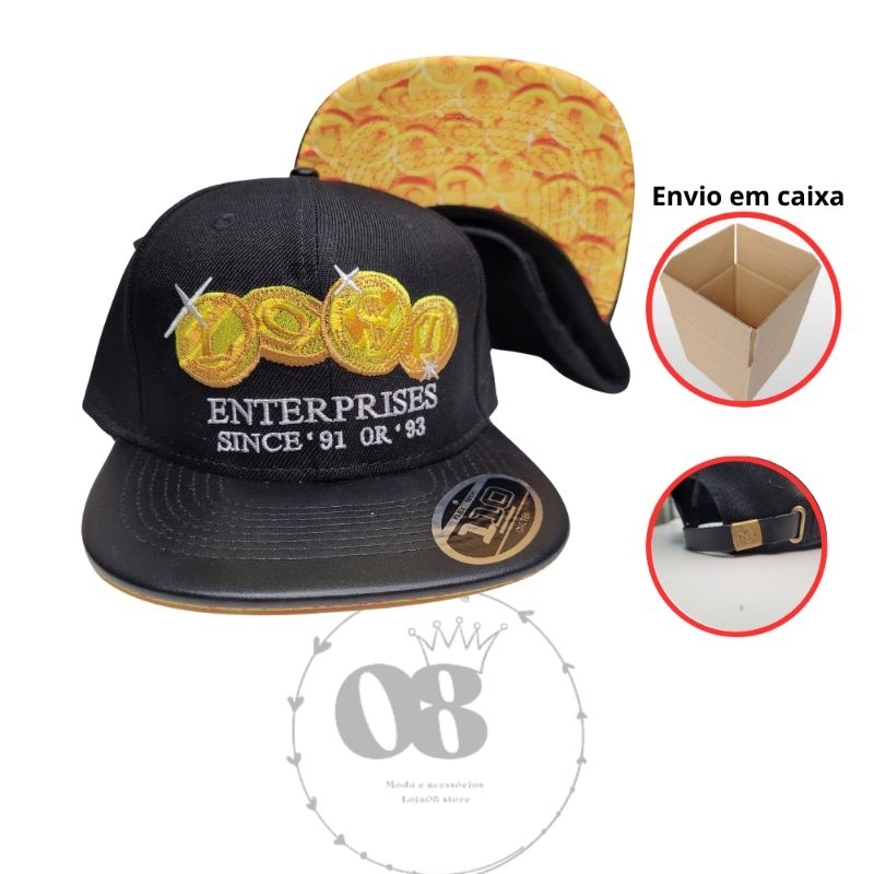 Boné lost cripton moedas lançamento 2024 Mcd aba reta Fitão com ...