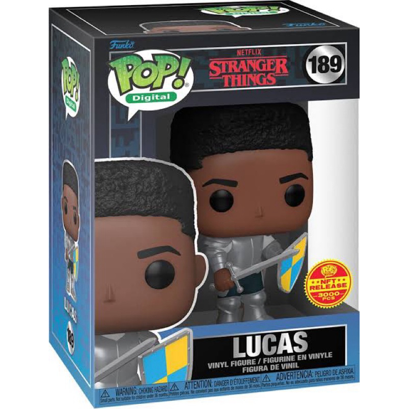 Funko Pop Stranger Things Lucas #189 NFT Digital Exclusive | Shopee Brasil