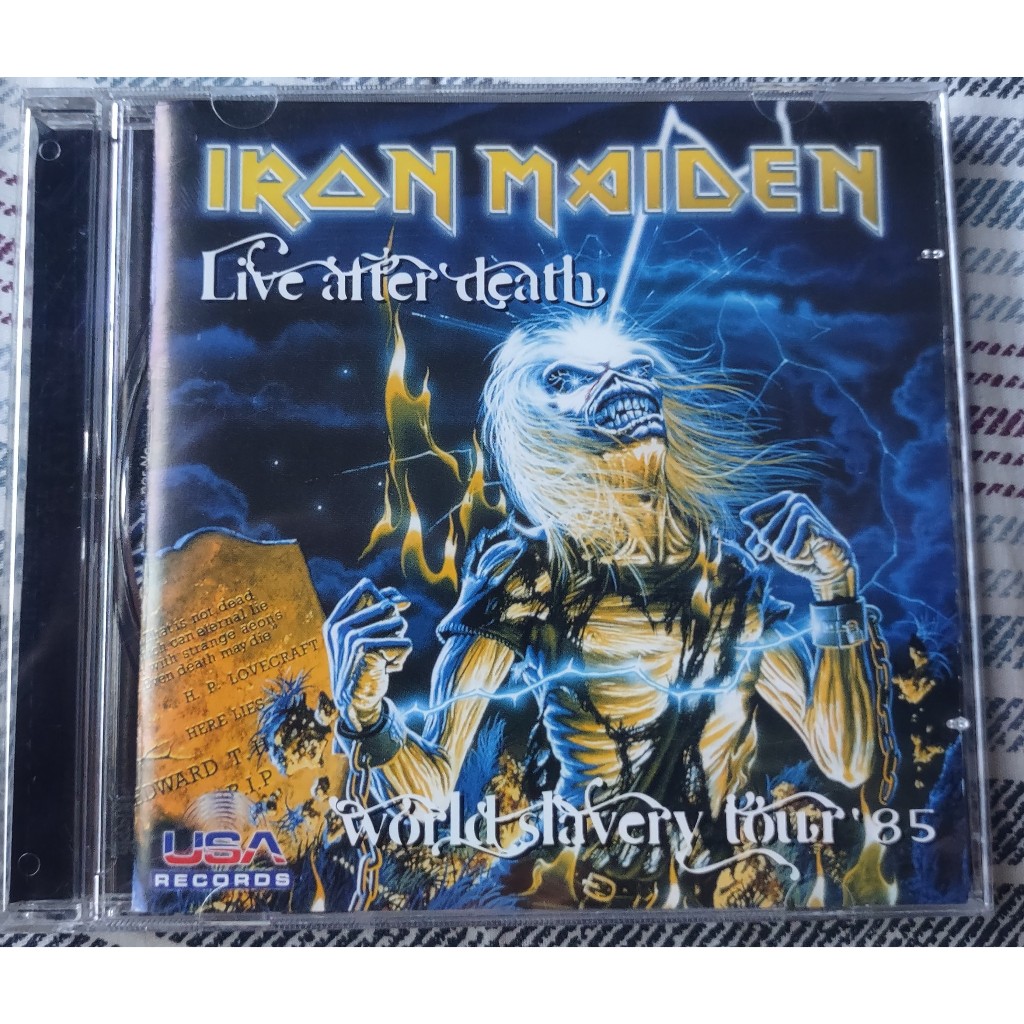 Cd Iron Maiden Live After Death - Usa Records | Shopee Brasil