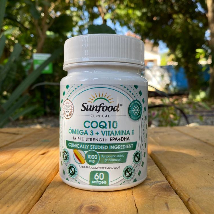 Coq Omega 3 + Vitamine E 1000 mg 60Caps Sunfood | Shopee Brasil