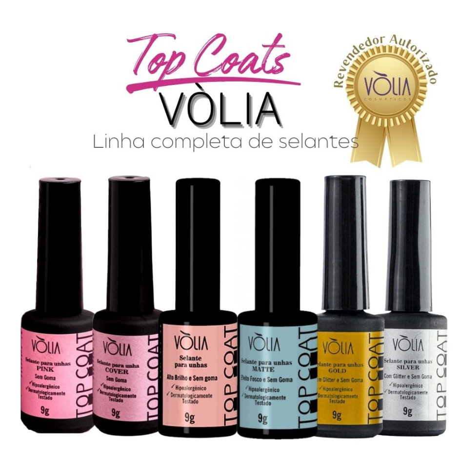 Novo Top Coat 9g - Volia | Shopee Brasil