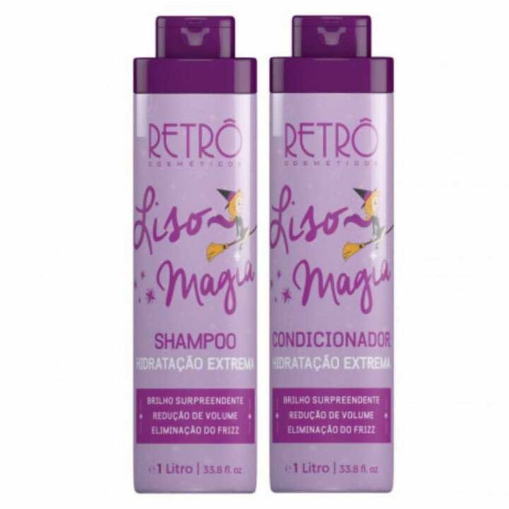 Kit Retro Liso Magia - Shampoo + Condicionador 2X1000ml | Shopee Brasil