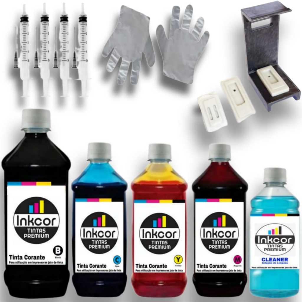 Tinta Recarga Cartucho 667 664 662 Compatível Impressora HP 2776 2700 ...