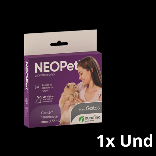 Antipulgas Neopet Para Gatos Até 8kg Pipeta Ourofino 1 Unidade | Shopee ...