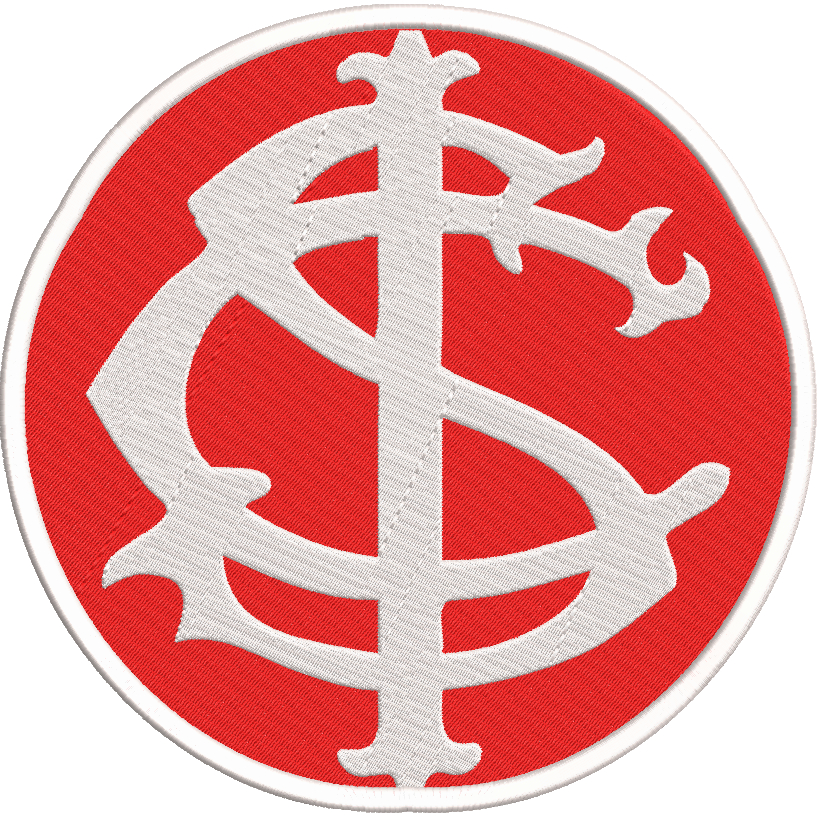 PATCH BORDADO TERMOCOLANTE - ESCUDO INTERNACIONAL RS DE PORTO ALEGRE ...