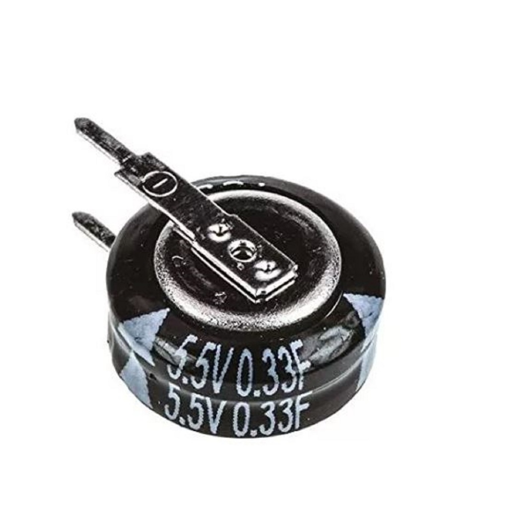 01 Capacitor Tipo Bateria Super Kap 0.33f 5.5v - Nec Tokin | Shopee Brasil