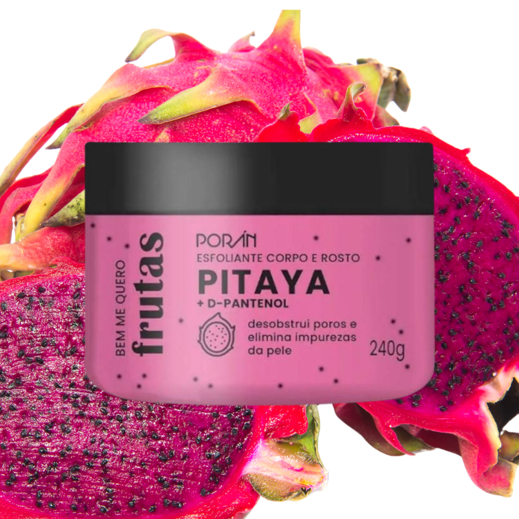 Esfoliante Corpo e Rosto Pitaya Poran Skincare Limpeza Gel | Shopee Brasil