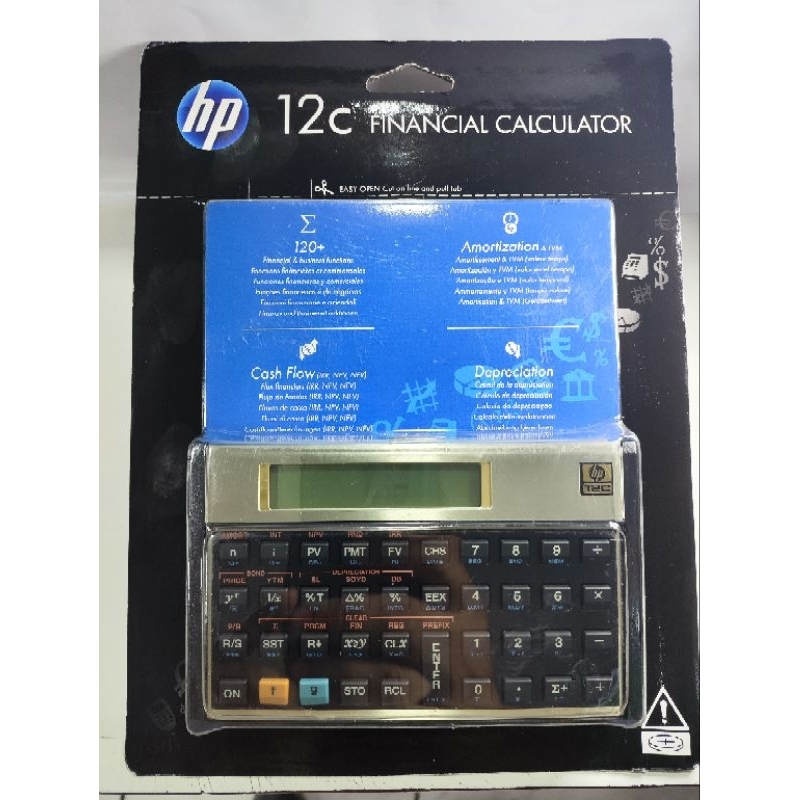 Calculadora Financeira HP 12C Gold 10 Dígitos 120 Funções | Shopee Brasil