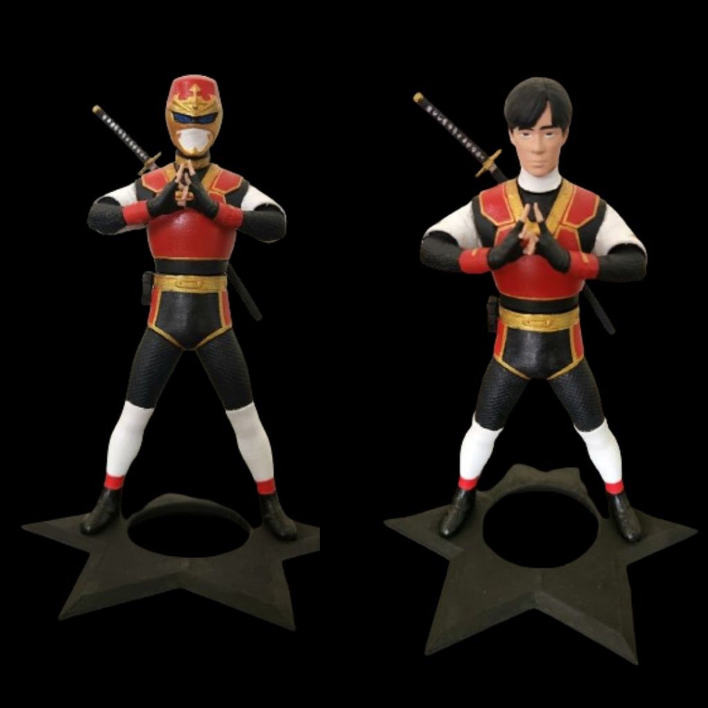 Ninja Jiraya Com 2 Cabeças Tokusatsu Colecionáveis Action Figure ...