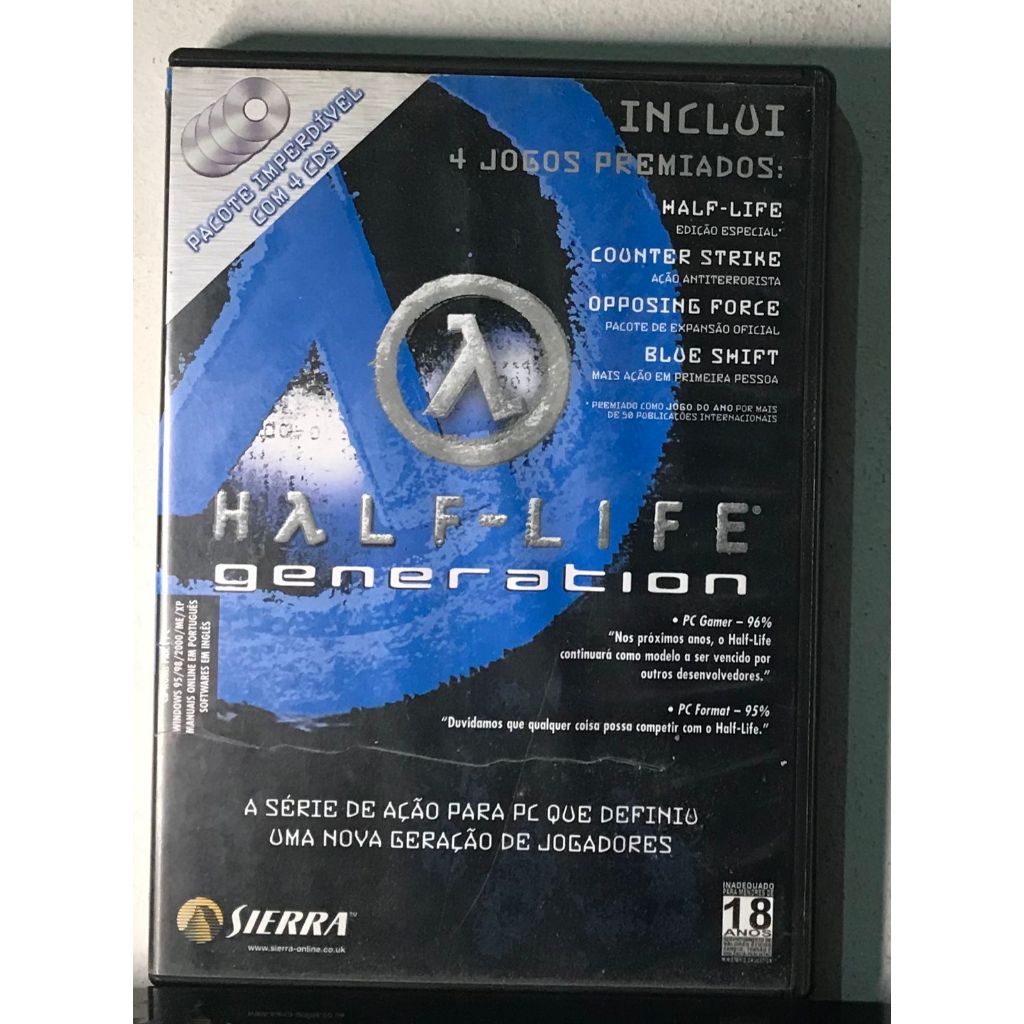 DVD half-life generation g337 | Shopee Brasil