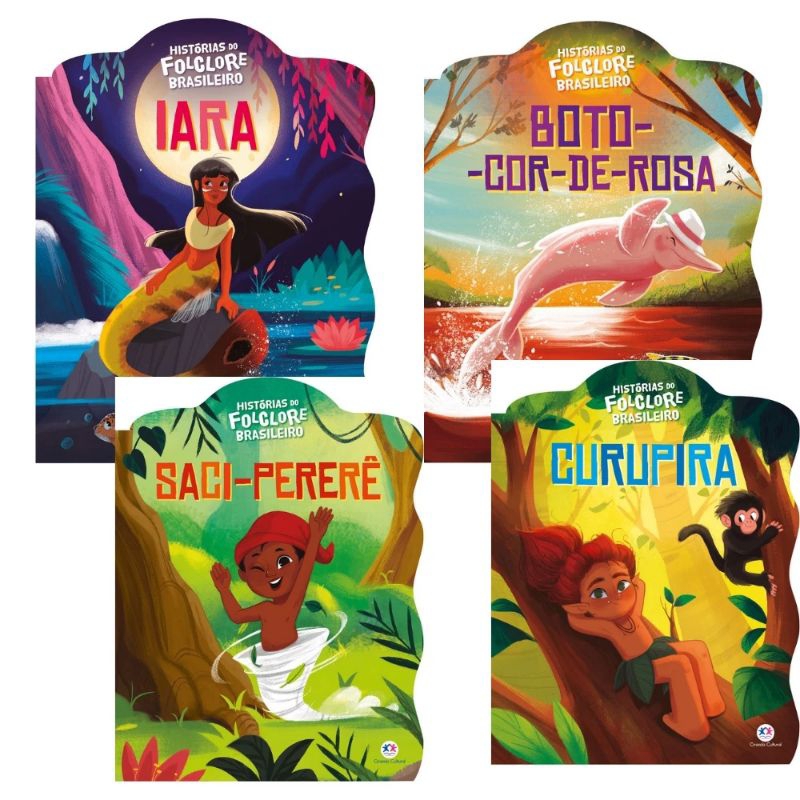 Kit Folclore Brasileiro - 4 Livros | Shopee Brasil